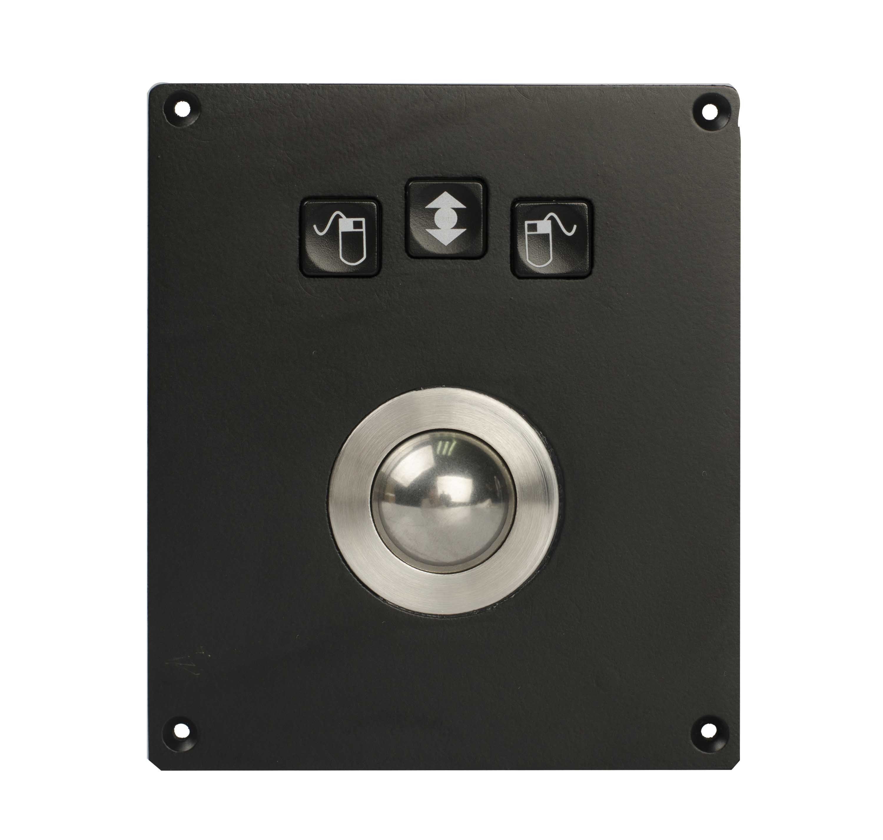 IP65 waterproof military Phenolic Resin mechanical Trackball with 3 ...